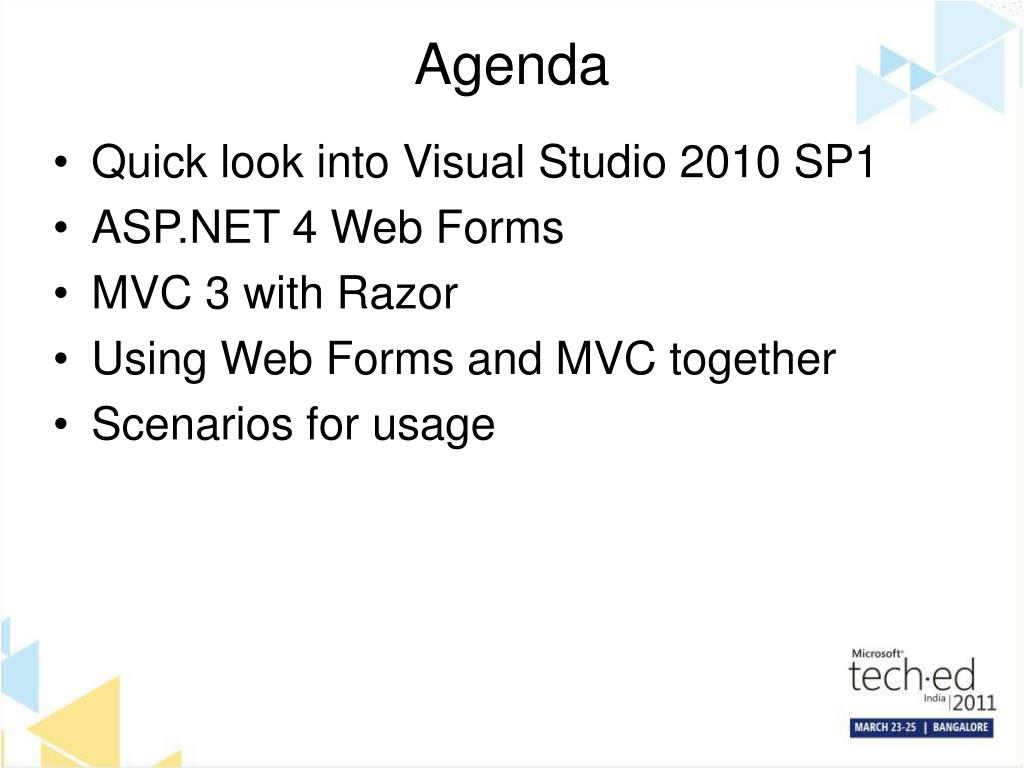 Ppt Aspnet Web Forms Vs Mvc Choosing The Right One For Web Development Powerpoint 6212