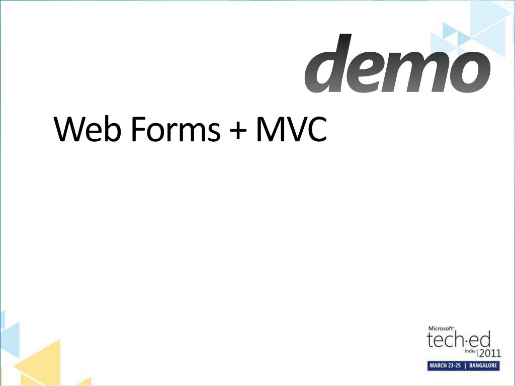 Ppt Aspnet Web Forms Vs Mvc Choosing The Right One For Web Development Powerpoint 8247