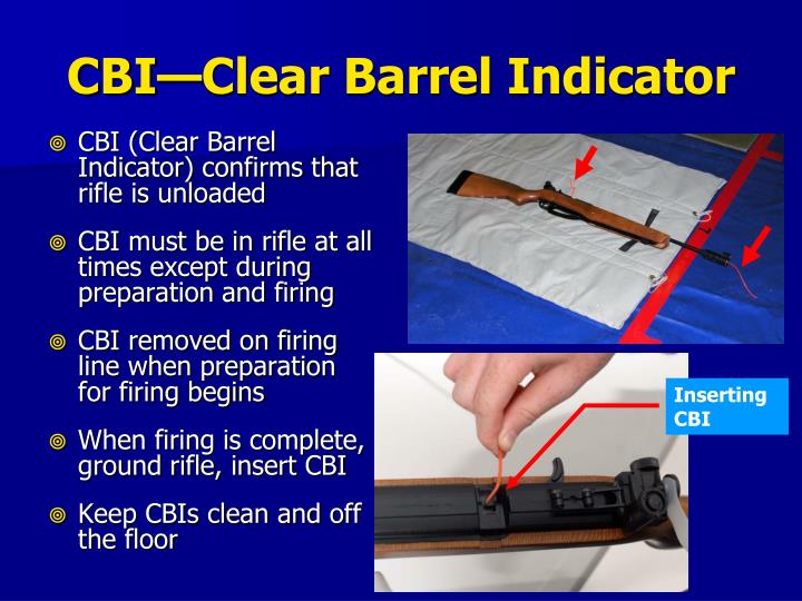 PPT - AIR RIFLE SAFETY & RANGE PROCEDURES PowerPoint Presentation - ID ...
