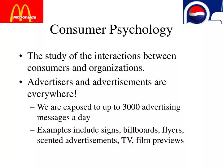 PPT - Consumer Psychology PowerPoint Presentation, free download - ID ...