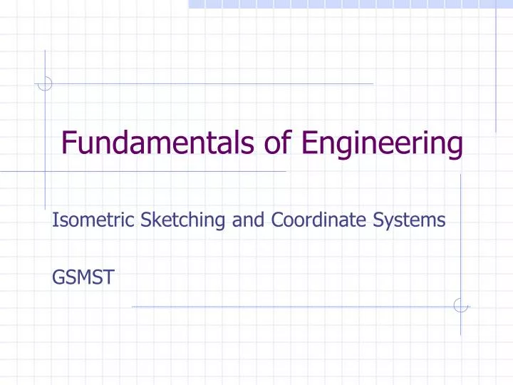 PPT - Fundamentals of Engineering PowerPoint Presentation, free ...