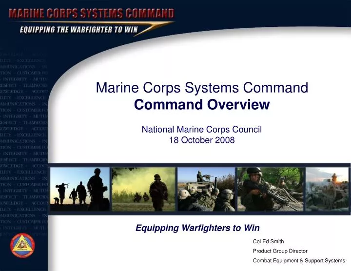 PPT - Marine Corps Systems Command Command Overview PowerPoint ...