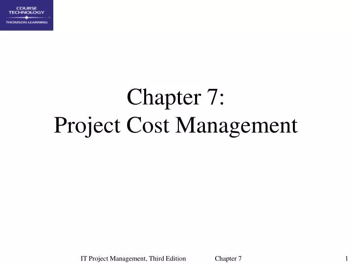 PPT - Chapter 7: Project Cost Management PowerPoint Presentation, free ...