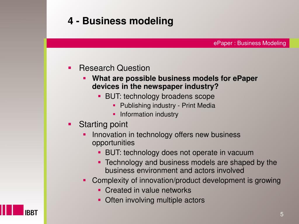 PPT - The mobile digital newspaper Business scenarios for ePaper ...