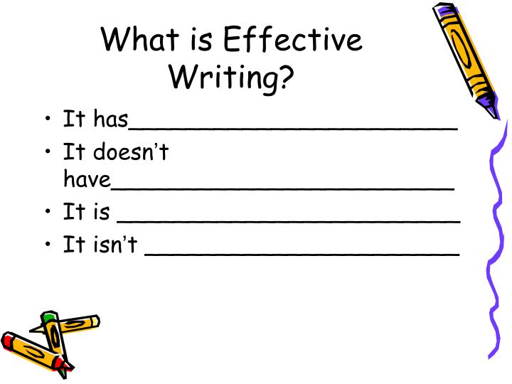 PPT - Keys to Effective Writing PowerPoint Presentation - ID:665703