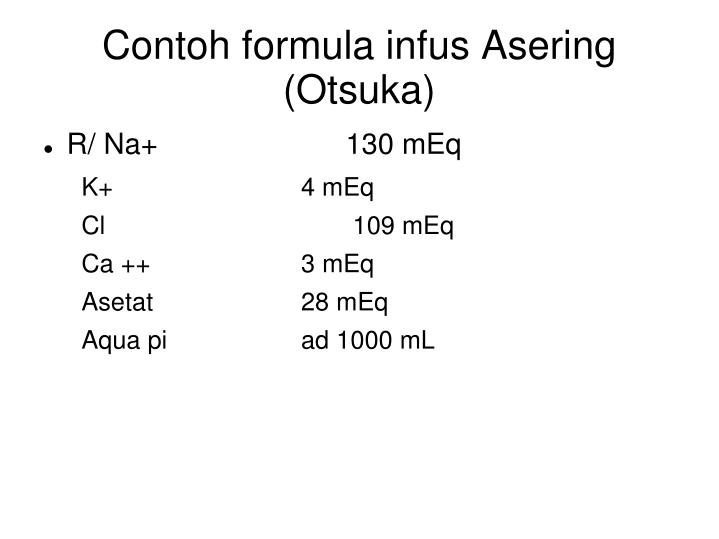 PPT - Kuliah FTS Steril (Infus dan macam-macam sediaan parenteral ...