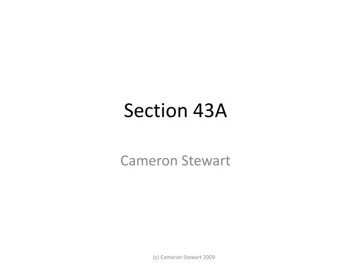 PPT - Section 43A PowerPoint Presentation, free download - ID:666570