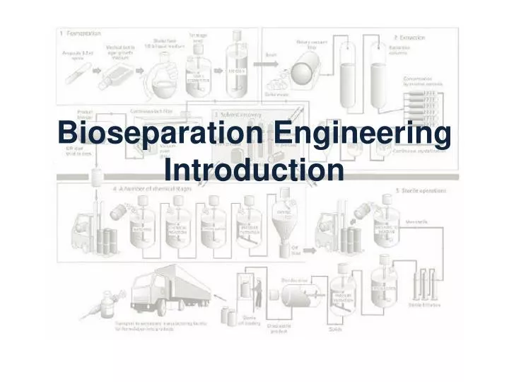 PPT - Bioseparation Engineering Introduction PowerPoint Presentation ...