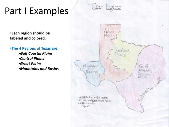 PPT - PART I: Texas Map Portfolio – MAP HANDOUTS PowerPoint ...