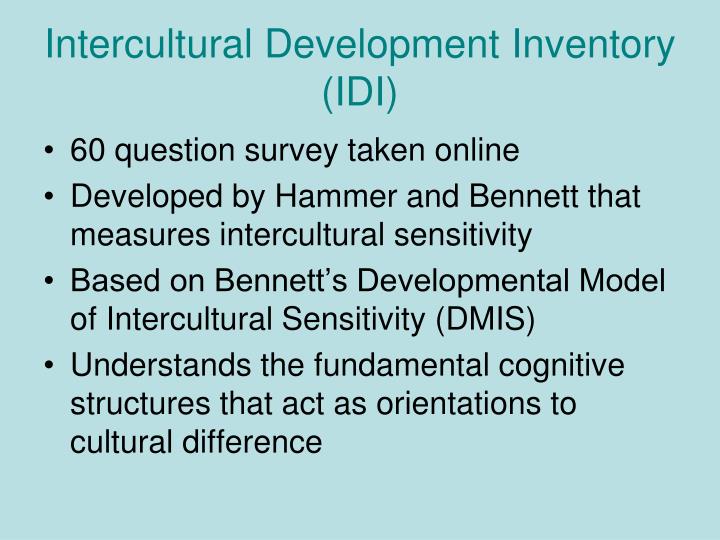 PPT - Intercultural Development Inventory PowerPoint Presentation - ID ...