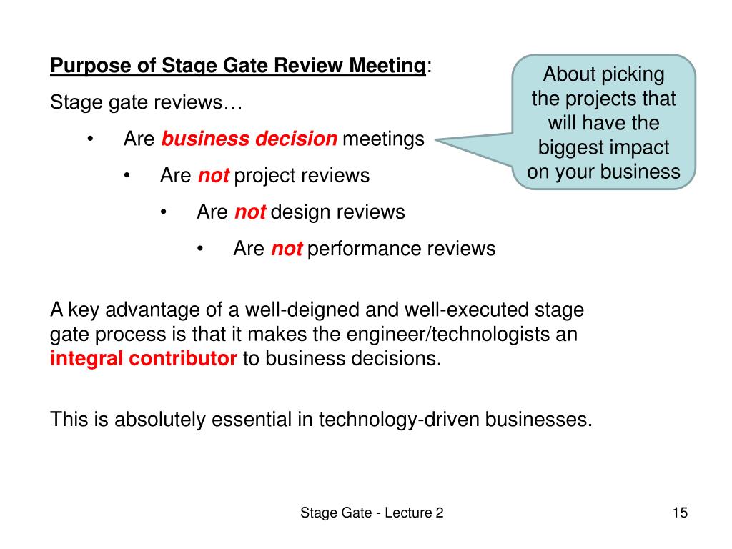 PPT - Stage Gate – Lecture 2 Review Process PowerPoint Presentation ... PPT - Stage Gate – Lecture 2 Review Process PowerPoint Presentation ...