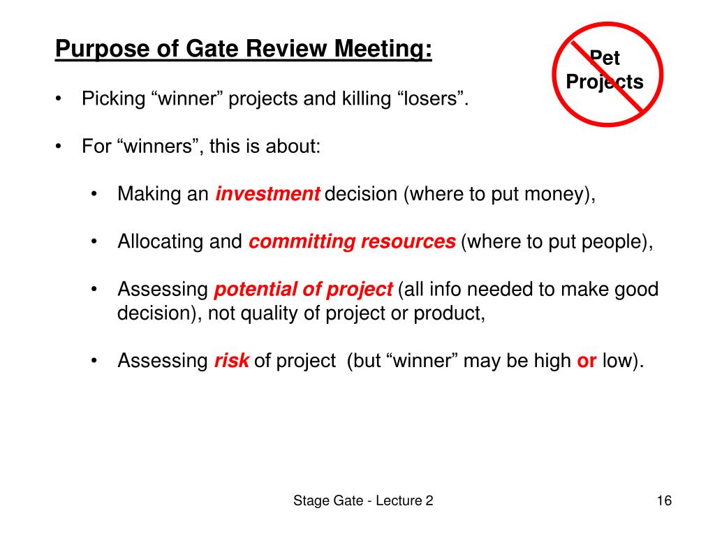 PPT - Stage Gate – Lecture 2 Review Process PowerPoint Presentation ... PPT - Stage Gate – Lecture 2 Review Process PowerPoint Presentation ...