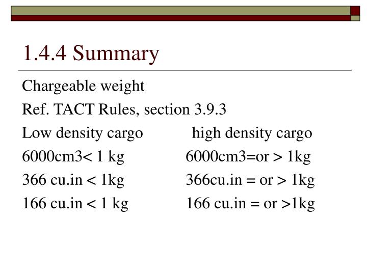 PPT - Basic Cargo Course. PowerPoint Presentation - ID:669373