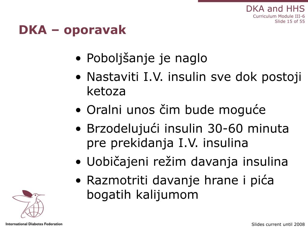 PPT - Dijabetesna ketoacidoza (DKA) i neketotično hiperosmolarno stanje ...