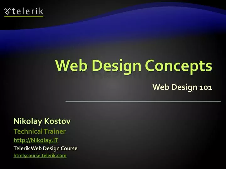 PPT - Web Design Concepts PowerPoint Presentation, free download - ID ...