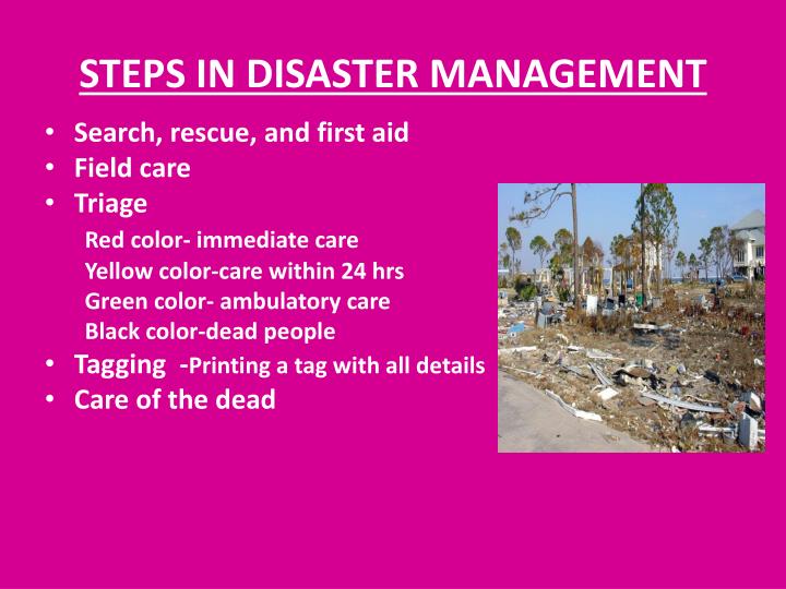 PPT - ROLE OF COMMUNITY MENTAL HEALTH NURSE IN DISASTER MANAGEMENT ...