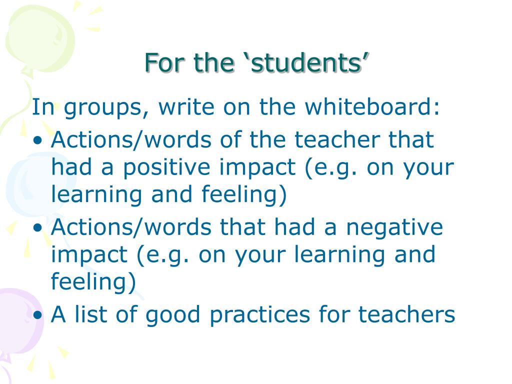 PPT - Giving oral feedback on student writing: What aspects should we ...