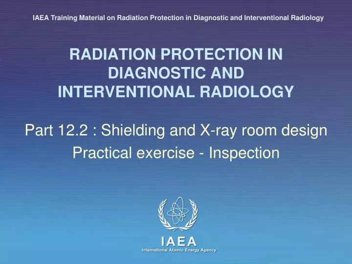 Ppt Radiation Protection In Diagnostic And Interventional Radiology