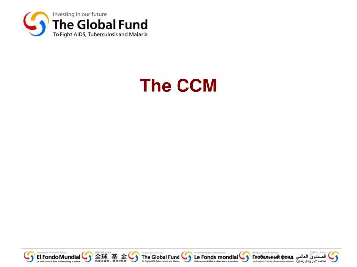 PPT - The CCM PowerPoint Presentation, free download - ID:671505
