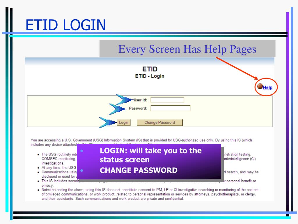 PPT - ETID ELECTRONIC TURN IN DOCUMENT PowerPoint Presentation, free ...