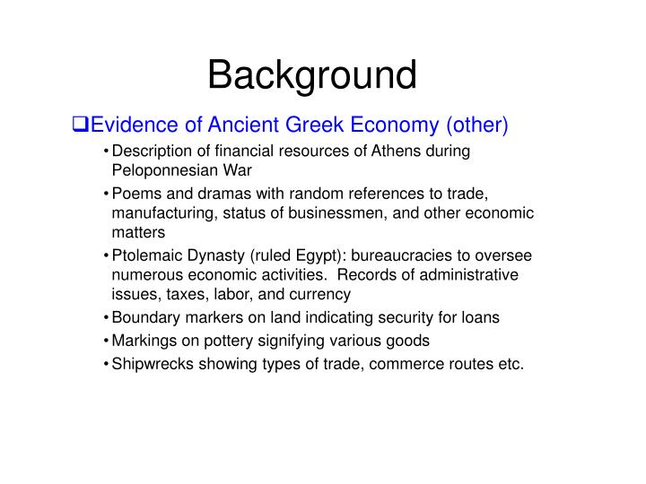 PPT - Economy of Ancient Greece PowerPoint Presentation - ID:673238