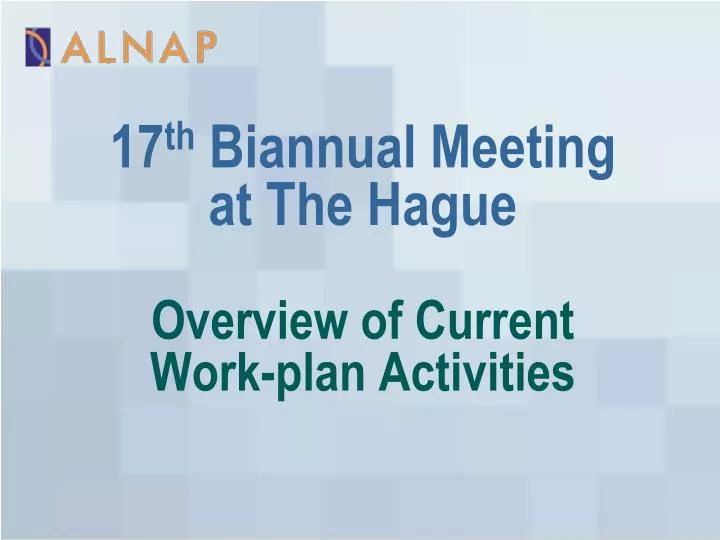 PPT Overview Of Current Work plan Activities PowerPoint Presentation 