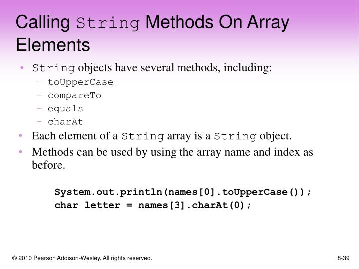 PPT - Chapter 8: Arrays and the ArrayList Class PowerPoint Presentation ...