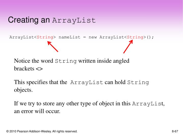 PPT - Chapter 8: Arrays and the ArrayList Class PowerPoint Presentation ...
