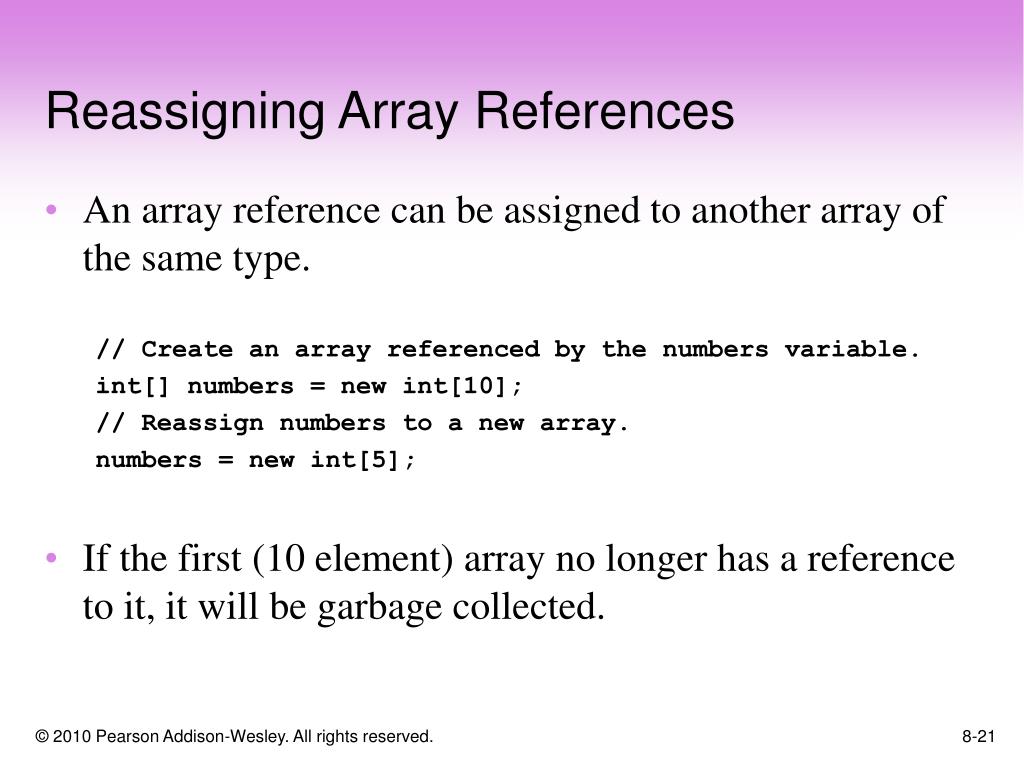 PPT - Chapter 8: Arrays and the ArrayList Class PowerPoint Presentation ...
