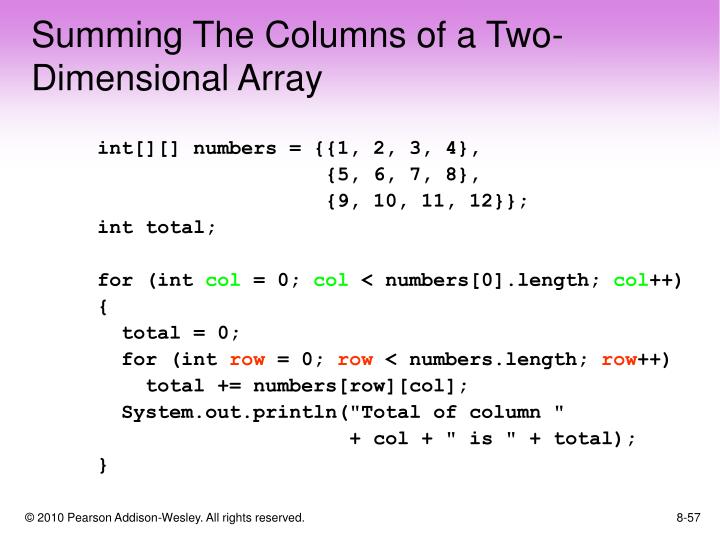 PPT - Chapter 8: Arrays and the ArrayList Class PowerPoint Presentation ...