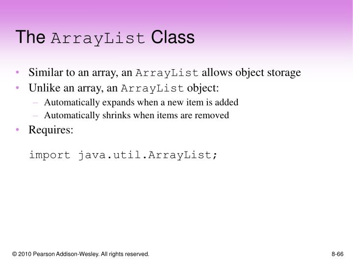 Ppt Chapter 8 Arrays And The Arraylist Class Powerpoint Presentation Id673715