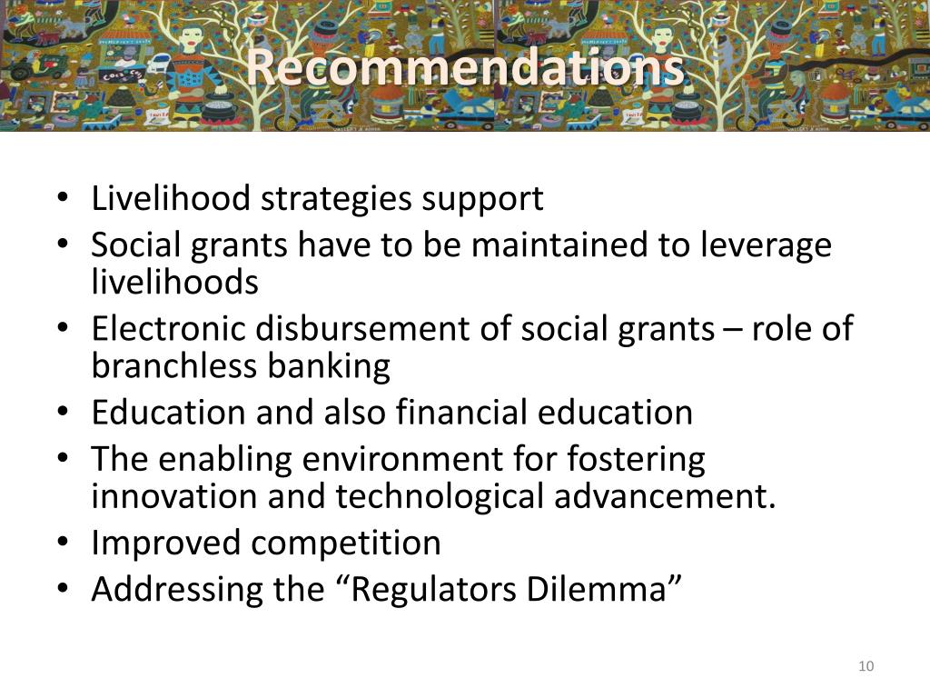 PPT - Financial Inclusion: Identifying cost to clients Damola Owolade ...