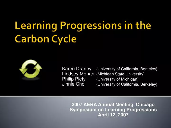 PPT - Learning Progressions in the Carbon Cycle PowerPoint Presentation ... PPT - Learning Progressions in the Carbon Cycle PowerPoint Presentation ...
