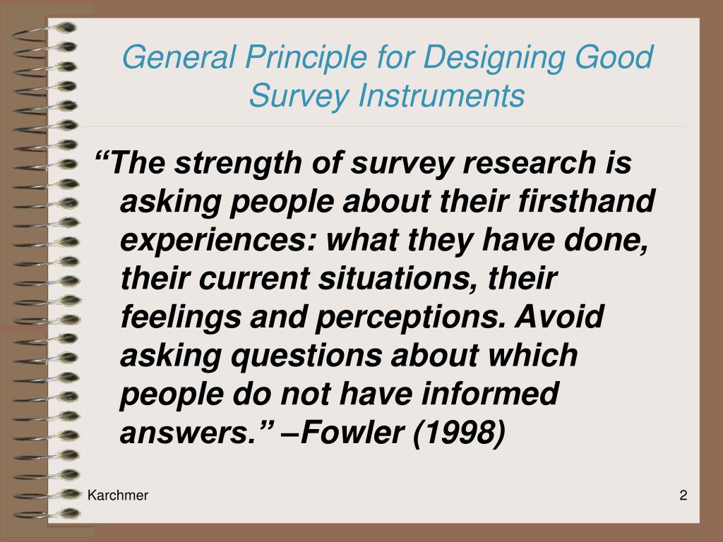 PPT - Writing Good Survey Questions PowerPoint Presentation, free ...