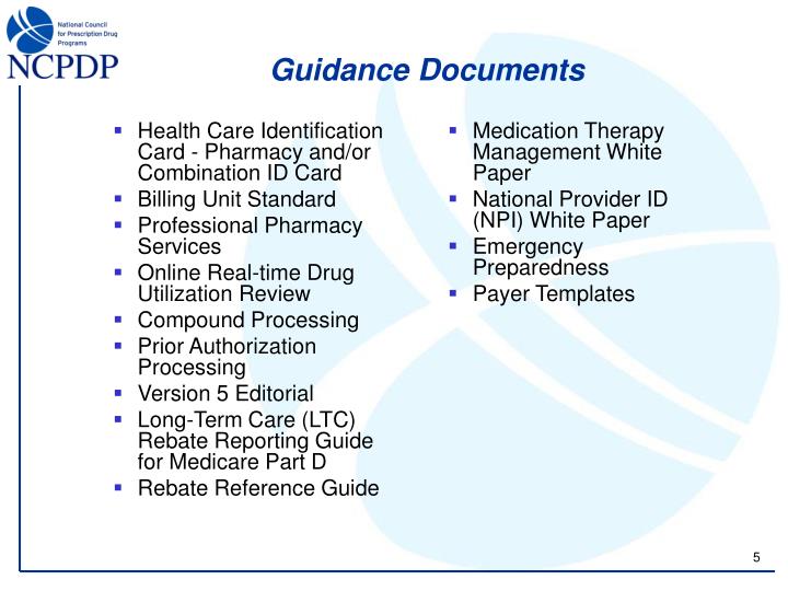 PPT - NCPDP Standards Overview PowerPoint Presentation - ID:676957