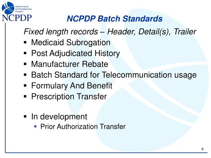 PPT - NCPDP Standards Overview PowerPoint Presentation - ID:676957