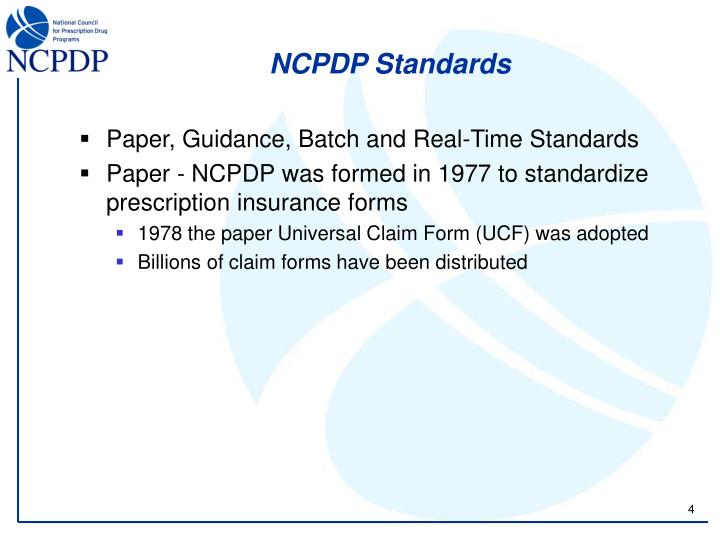 PPT - NCPDP Standards Overview PowerPoint Presentation - ID:676957