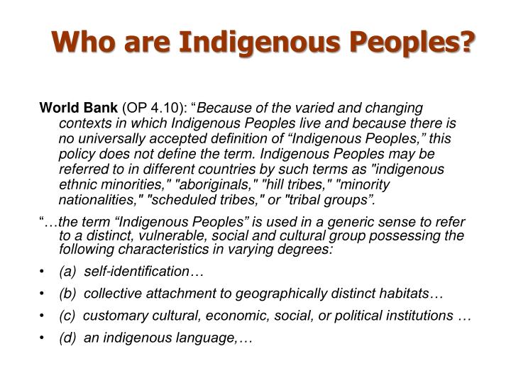 PPT - Indigenous Peoples PowerPoint Presentation - ID:677527