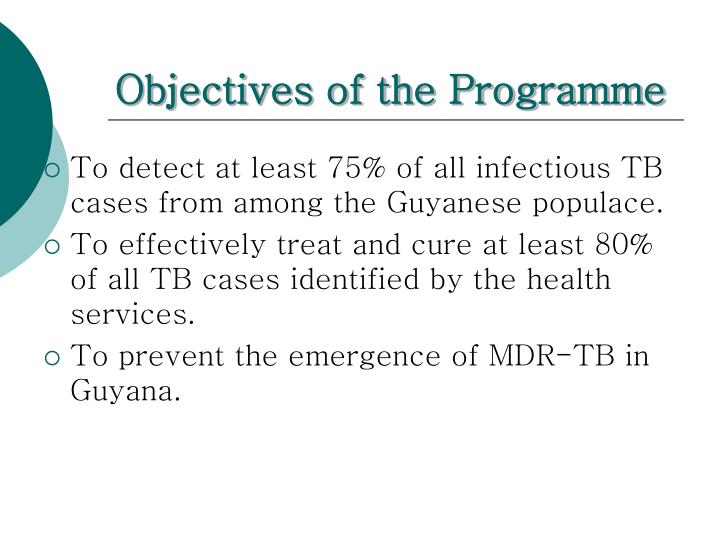 PPT - Tuberculosis Control Programme Guyana PowerPoint Presentation ...