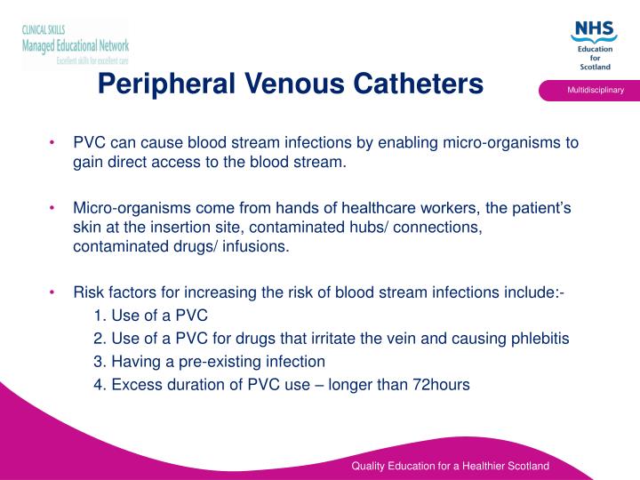 PPT - Aseptic Technique and Insertion of Peripheral Venous Catheters ...