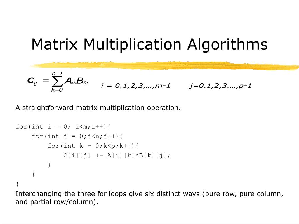 Ppt Data Structures In Java For Matrix Computations Powerpoint Presentation Id678445