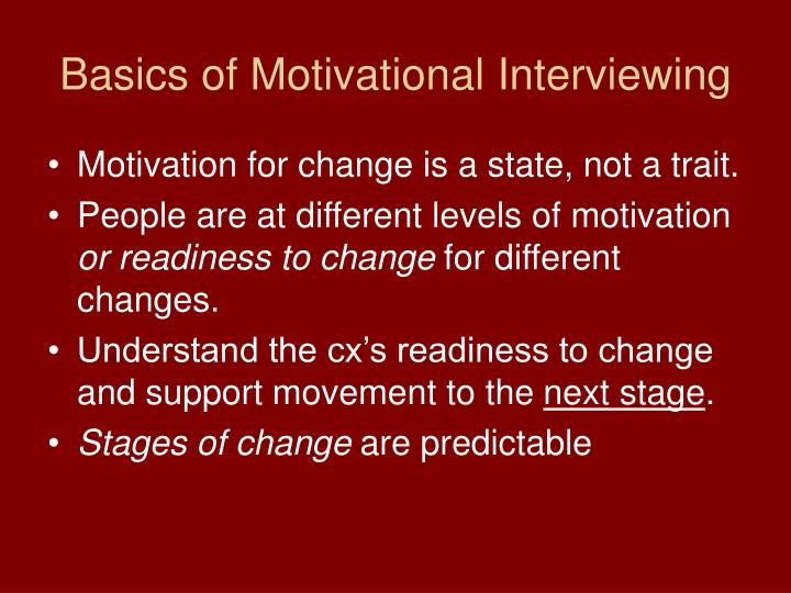 PPT - Motivational Interviewing PowerPoint Presentation - ID:678753