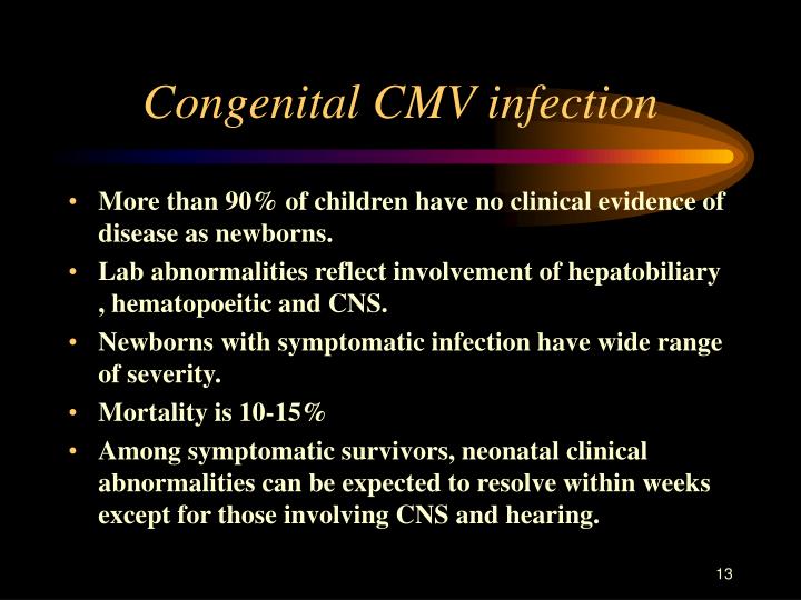 PPT - Cytomegalovirus infection PowerPoint Presentation - ID:679051