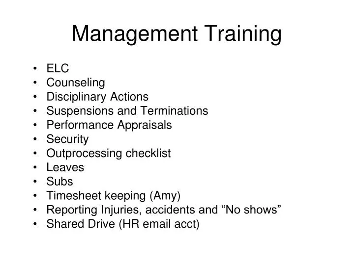 PPT - Management Training PowerPoint Presentation, free download - ID ...