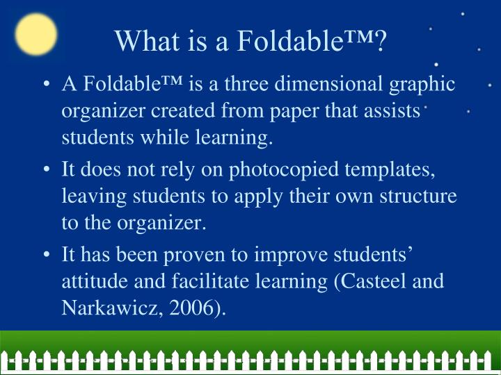 PPT - Foldables ™ and Reading Comprehension PowerPoint Presentation ...