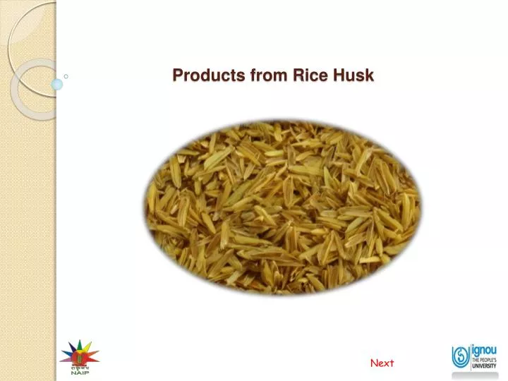 PPT - Products from Rice Husk PowerPoint Presentation, free download ...