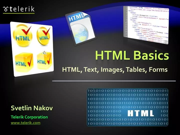 PPT - HTML Basics PowerPoint Presentation, free download - ID:681385