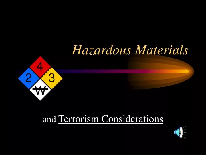 PPT - Hazardous Materials PowerPoint Presentation, free download - ID ...