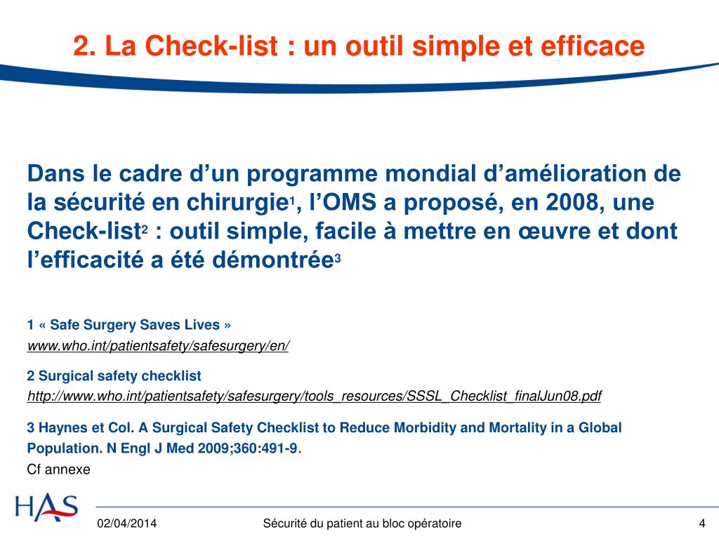PPT - CHECK-LIST SECURITE DU PATIENT AU BLOC OPERATOIRE PowerPoint ... PPT - CHECK-LIST SECURITE DU PATIENT AU BLOC OPERATOIRE PowerPoint ...