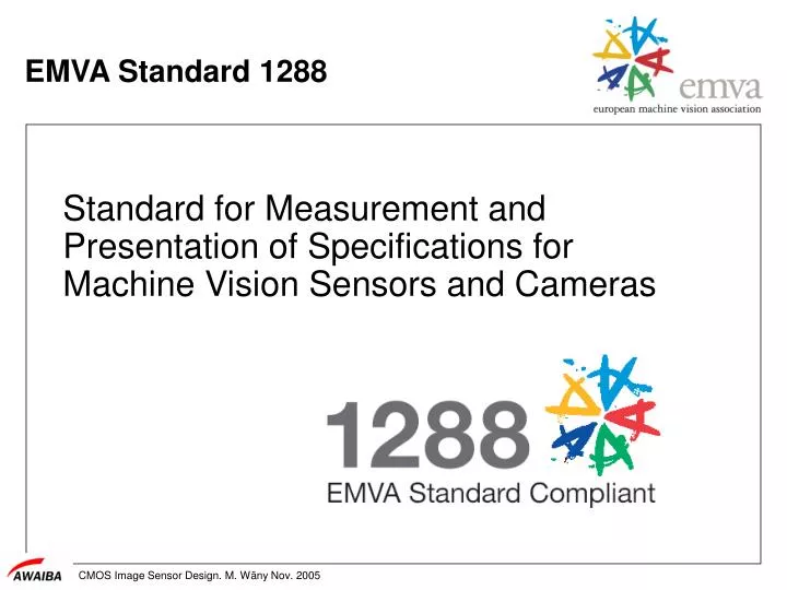 PPT - EMVA Standard 1288 PowerPoint Presentation, free download - ID:683674